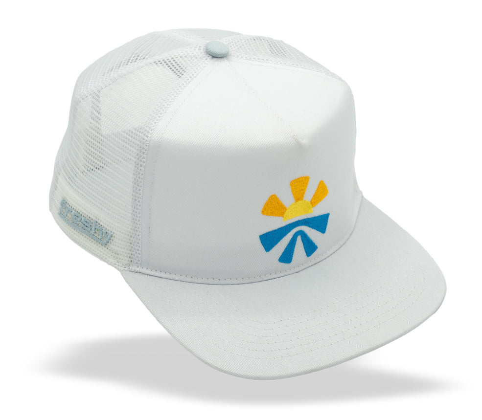 Hat - Fabric/Mesh White